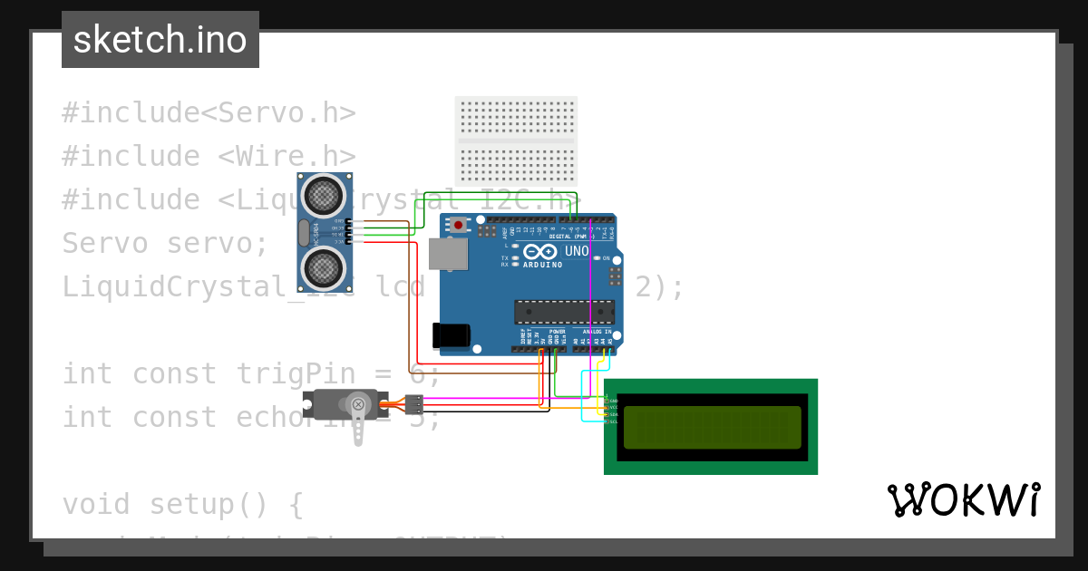 Trashbot Wokwi Esp32 Stm32 Arduino Simulator 4343