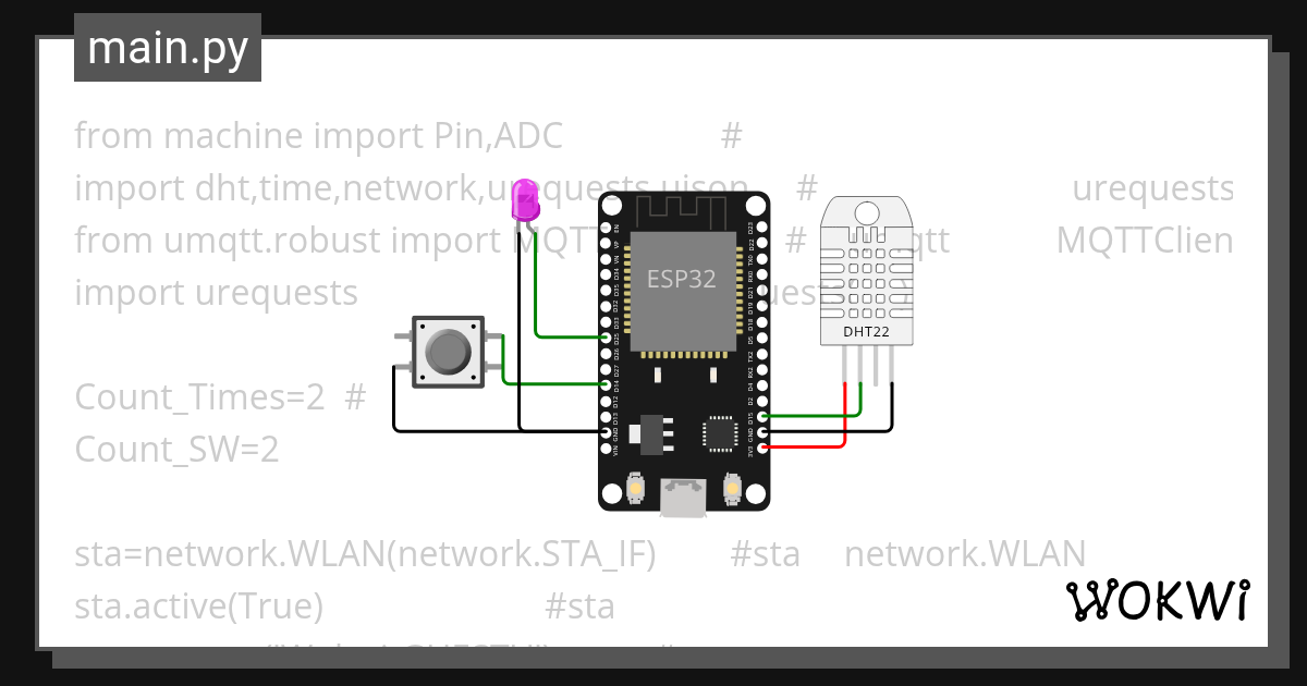 Lab6_test - Wokwi ESP32, STM32, Arduino Simulator