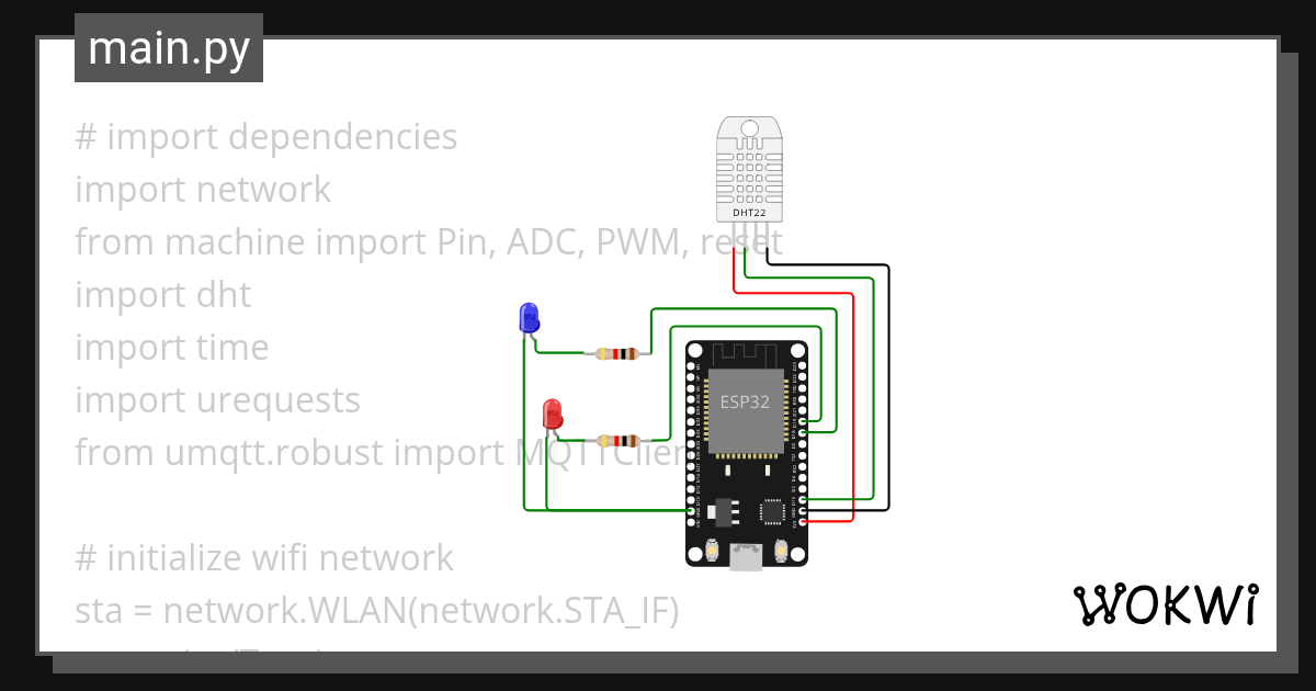 Lab5 - Wokwi ESP32, STM32, Arduino Simulator
