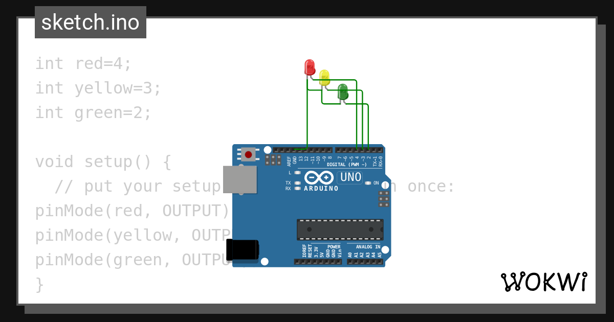 Traffic Lights Wokwi Esp32 Stm32 Arduino Simulator 7383