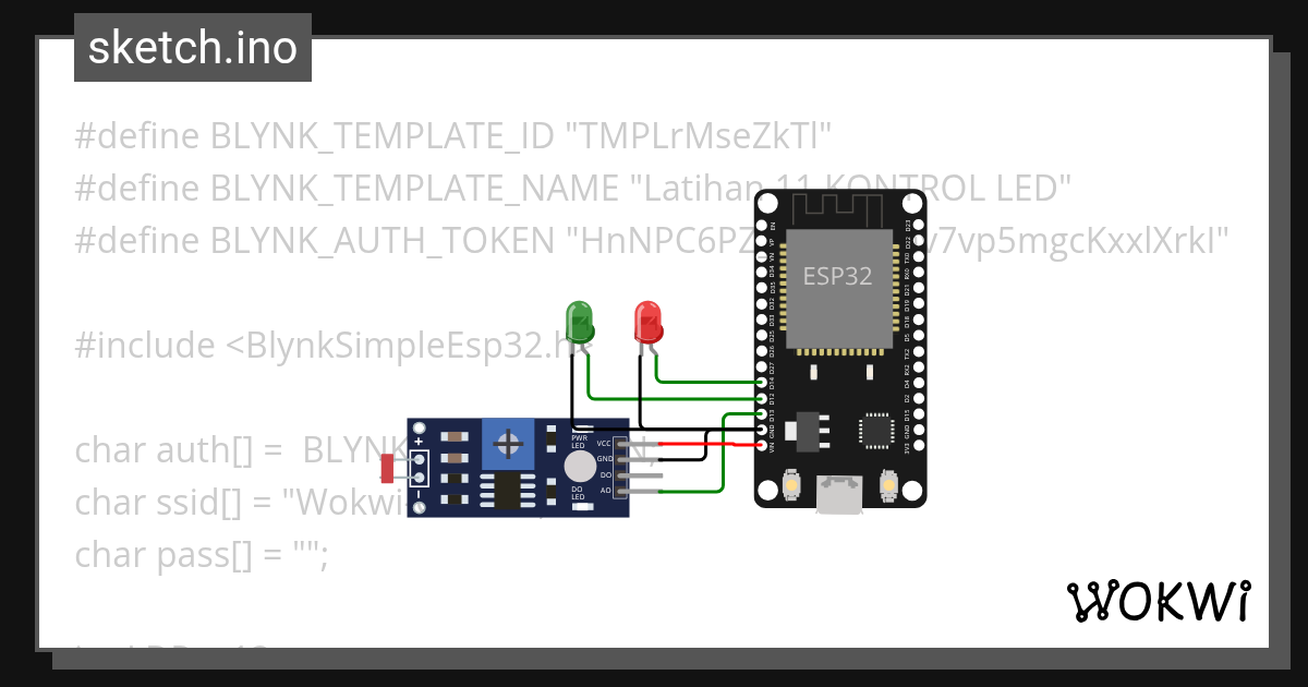 Latihan 11 - Wokwi ESP32, STM32, Arduino Simulator