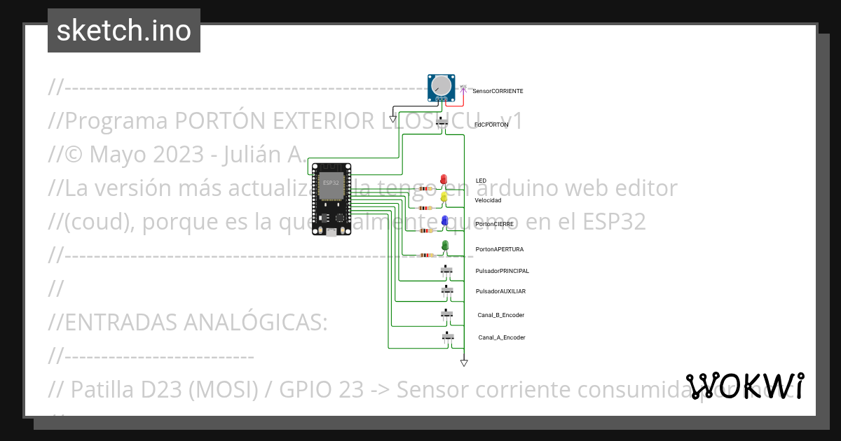 LLOSUCU_Porton_ESP32_v1 - Wokwi ESP32, STM32, Arduino Simulator