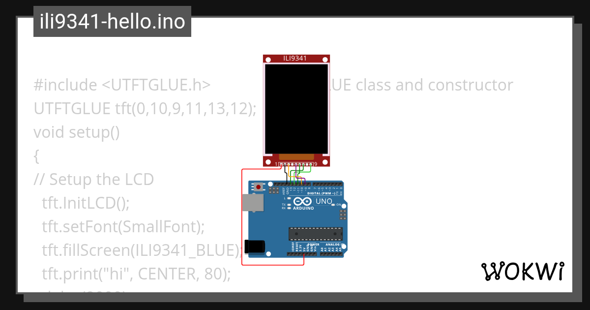 ili9341-hello.ino Copy - Wokwi ESP32, STM32, Arduino Simulator