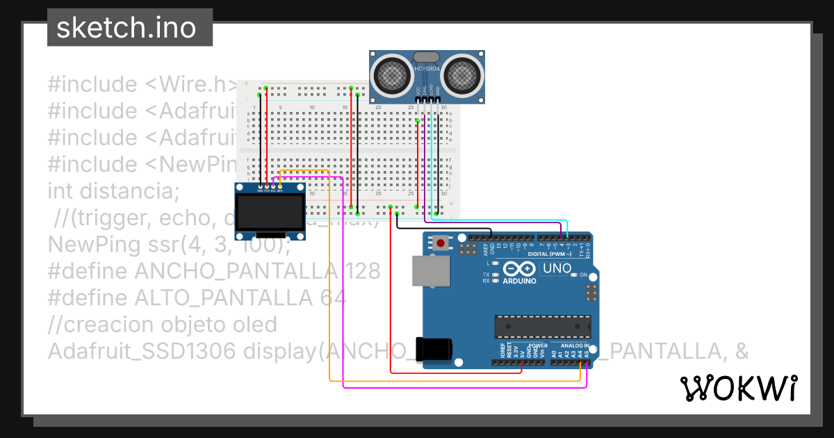 OLED - Wokwi ESP32, STM32, Arduino Simulator