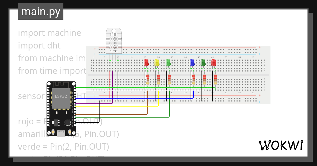 SISTEMA ENCUBADORA - Wokwi ESP32, STM32, Arduino Simulator