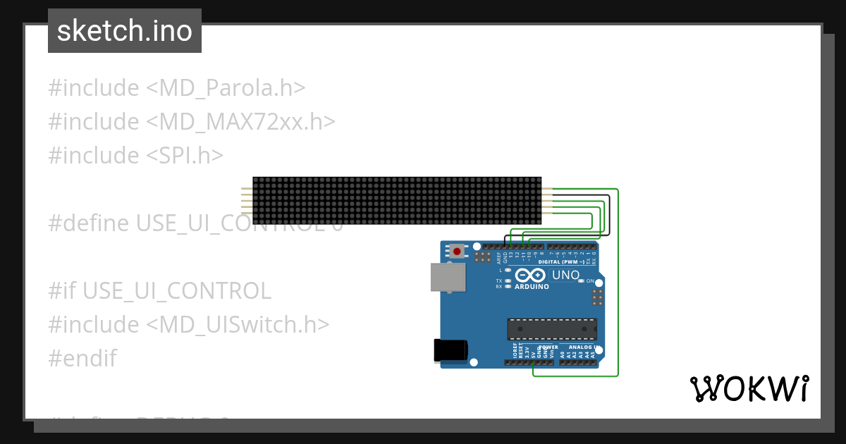 Matrix Copy - Wokwi ESP32, STM32, Arduino Simulator