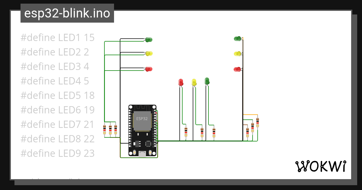 pertigaan lampu merah {informatika} Adhitya tri hutomo - Wokwi ESP32, STM32, Arduino Simulator