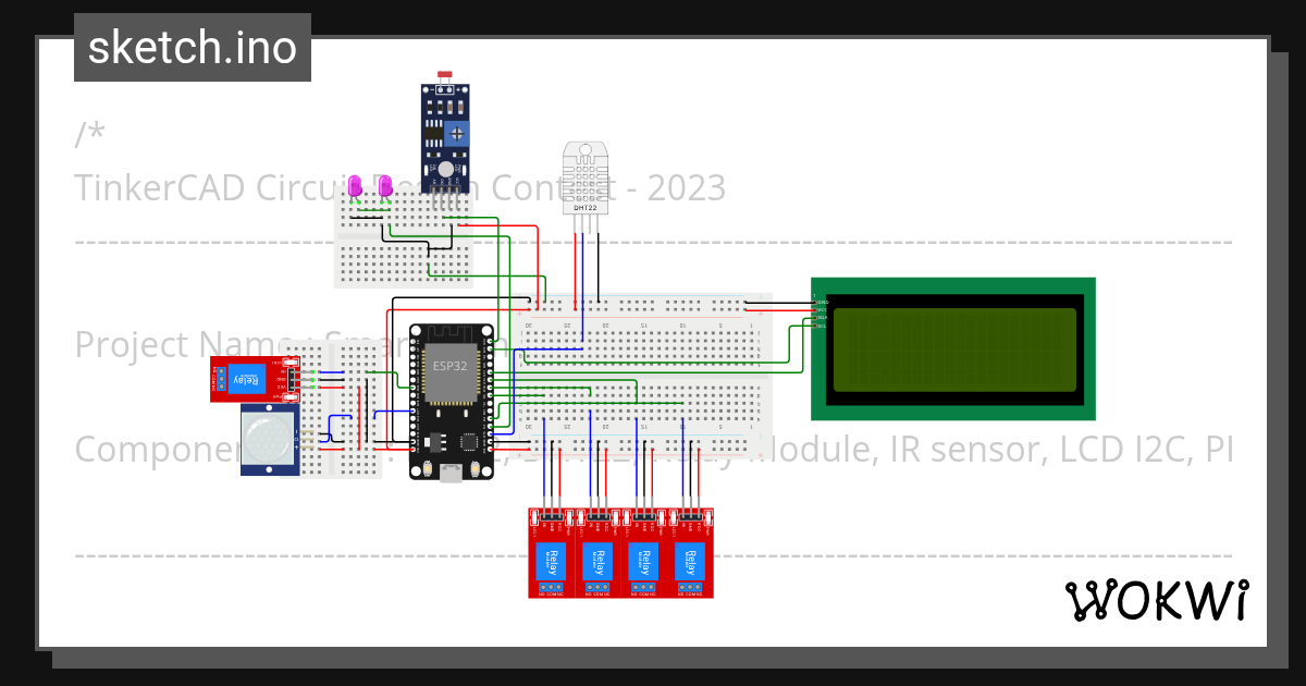 Smart Home Copy - Wokwi ESP32, STM32, Arduino Simulator