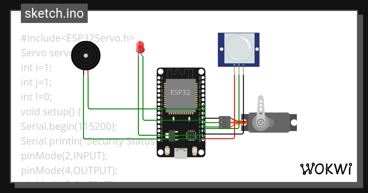 assignment 1 - Wokwi ESP32, STM32, Arduino Simulator