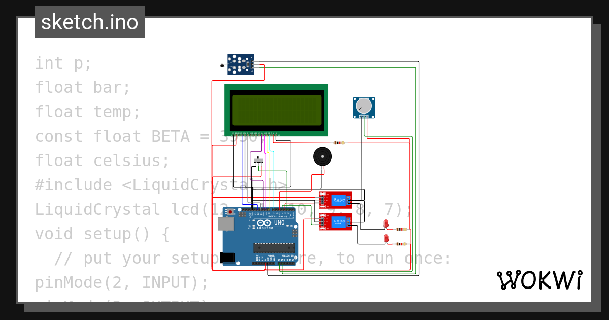 Compressor Wokwi Esp32 Stm32 Arduino Simulator