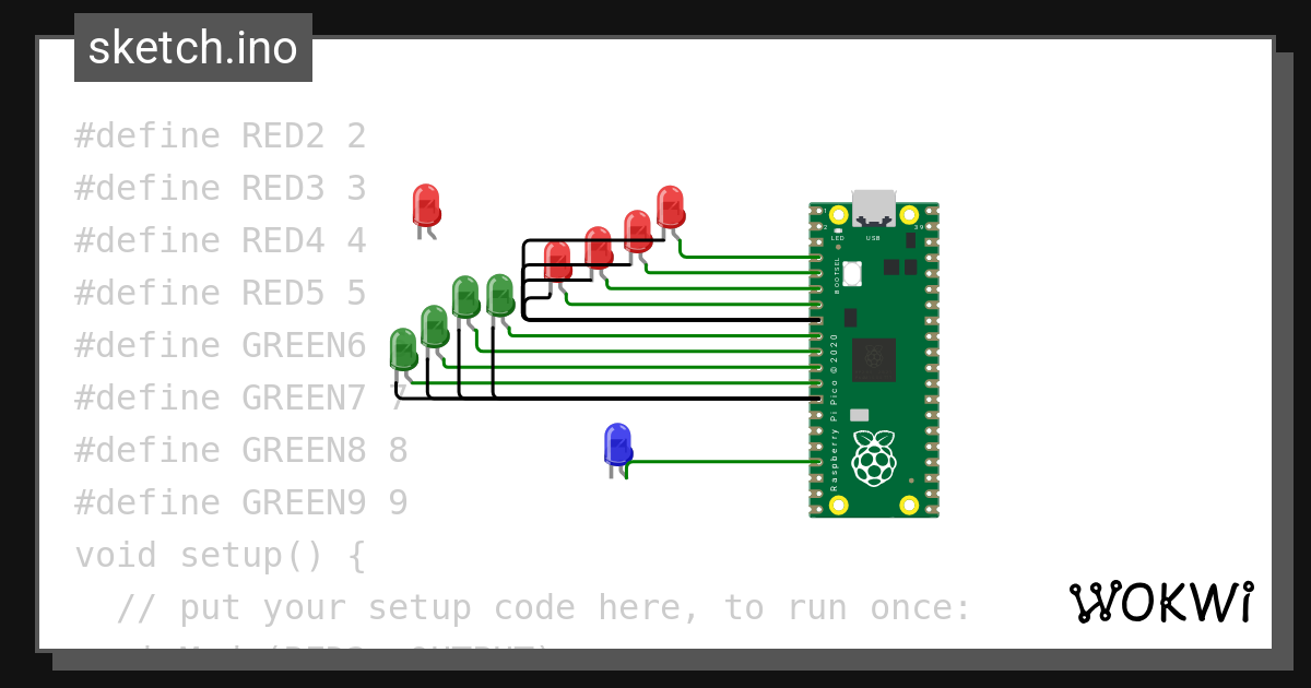 2leds Wokwi Esp32 Stm32 Arduino Simulator