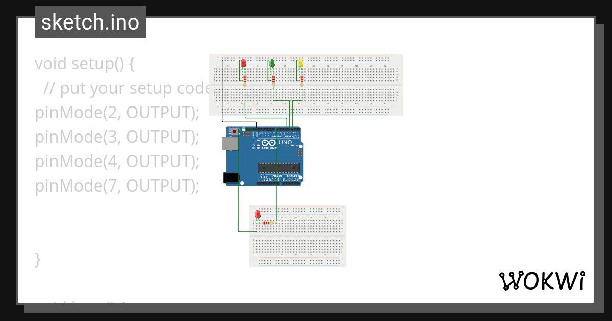 Starter project - Wokwi ESP32, STM32, Arduino Simulator