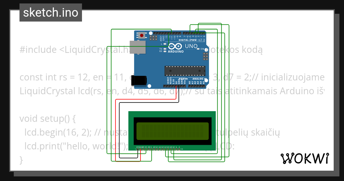 LSD - Wokwi ESP32, STM32, Arduino Simulator