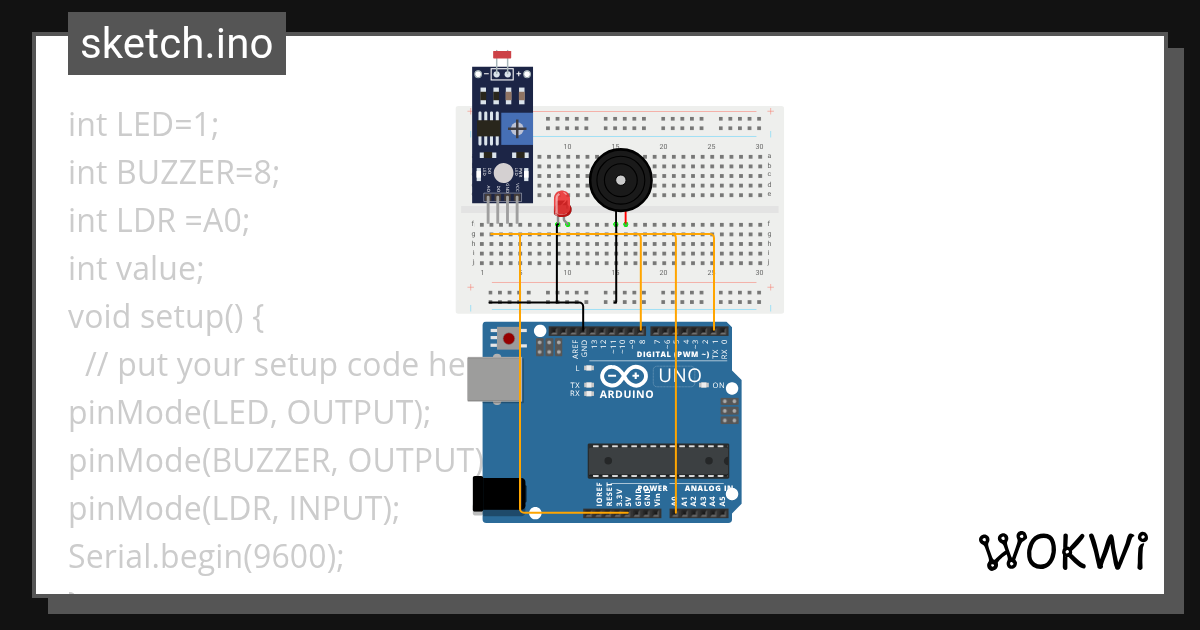 LDR joshpogi - Wokwi ESP32, STM32, Arduino Simulator