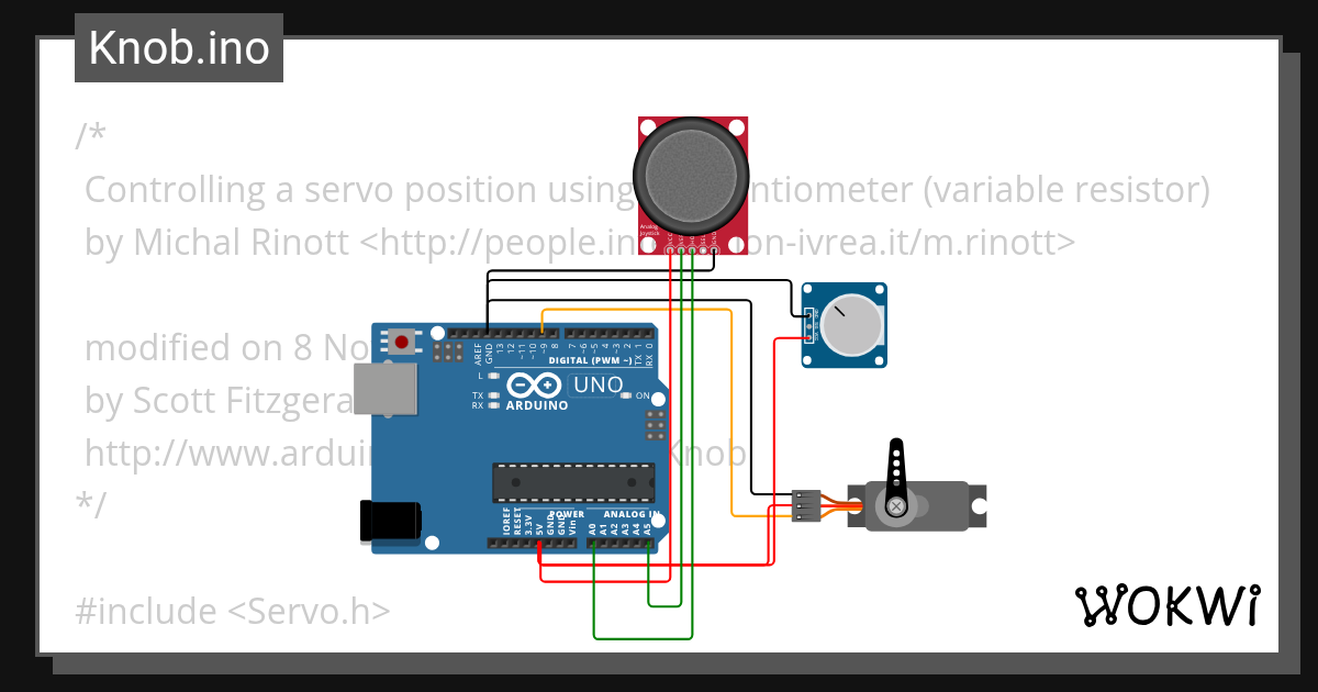 Knob.ino Copy - Wokwi ESP32, STM32, Arduino Simulator