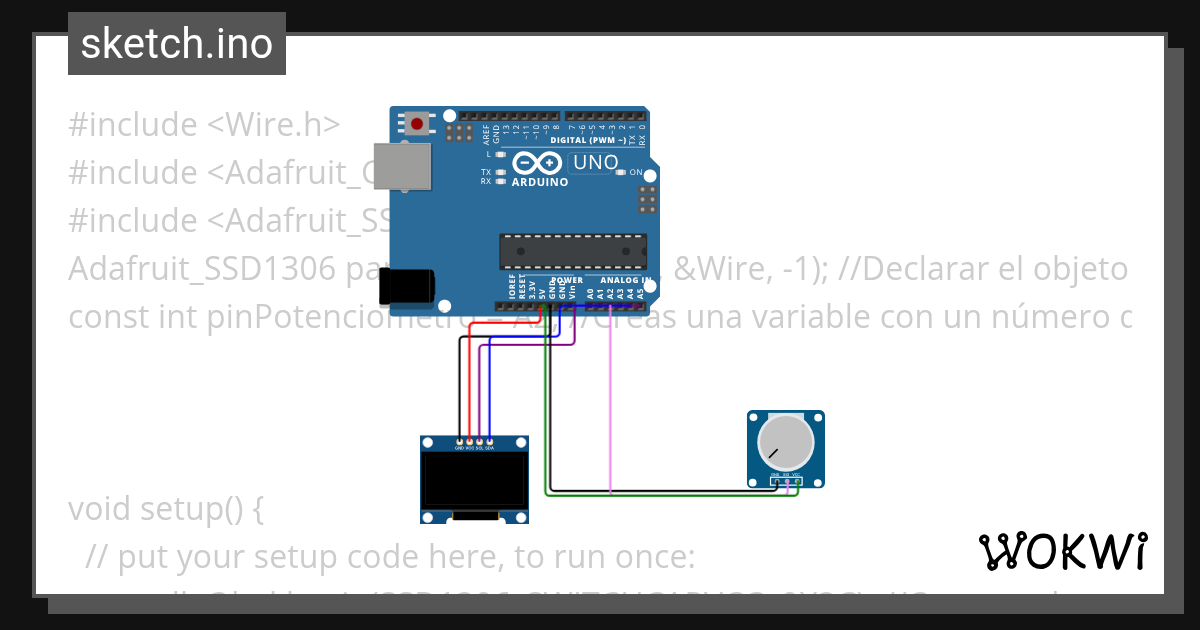 Pantalla Oled 3 Wokwi Esp32 Stm32 Arduino Simulator 7906