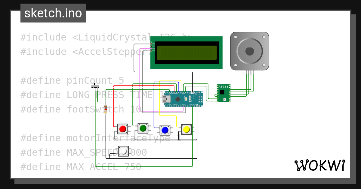 Accelstepper With Menu Lcd Button Debounce Wokwi Esp32 Stm32 3279