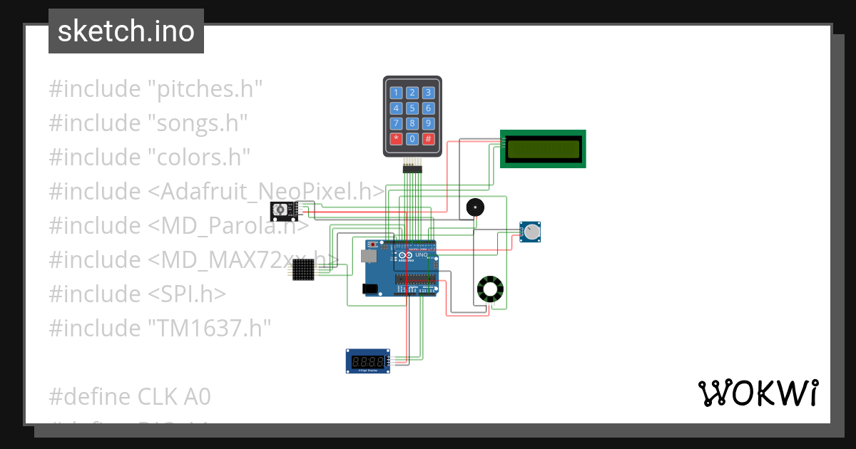 SRI BIRLA T - Wokwi ESP32, STM32, Arduino Simulator