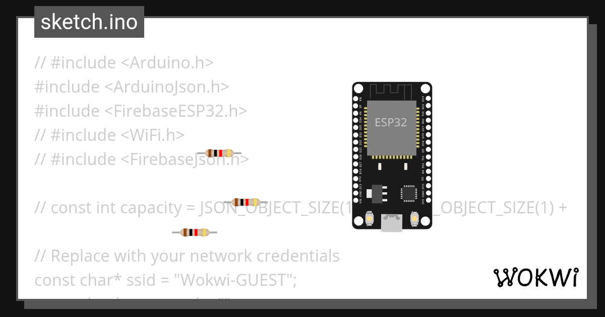 Firebase Rian - Wokwi ESP32, STM32, Arduino Simulator