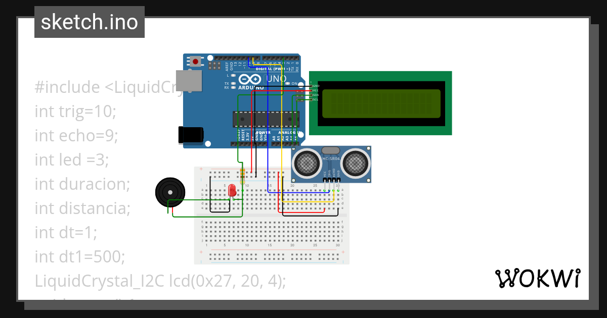 Sensor Ultrasonico Hc Sr04 Wokwi Esp32 Stm32 Arduino Simulator
