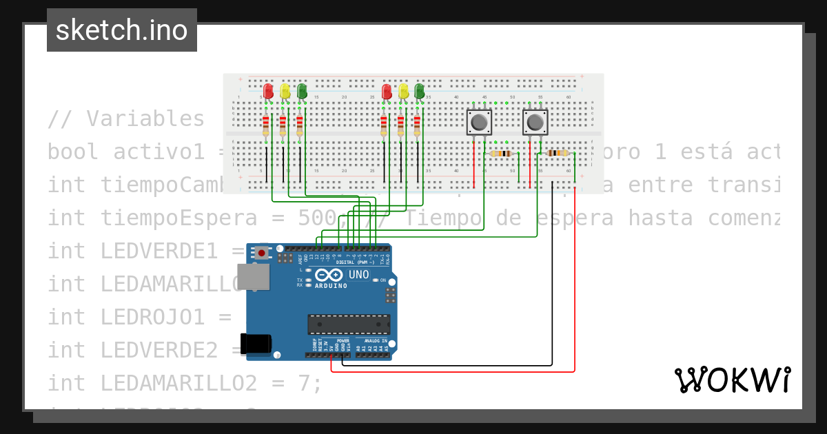 Semaforo Wokwi Esp32 Stm32 Arduino Simulator