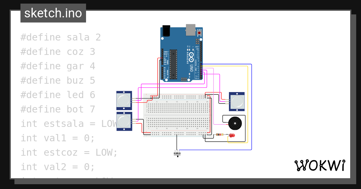 Sensores De Presença Wokwi Esp32 Stm32 Arduino Simulator 2705