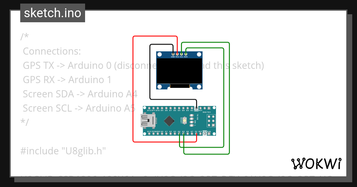 Speed gps v1 - Wokwi ESP32, STM32, Arduino Simulator