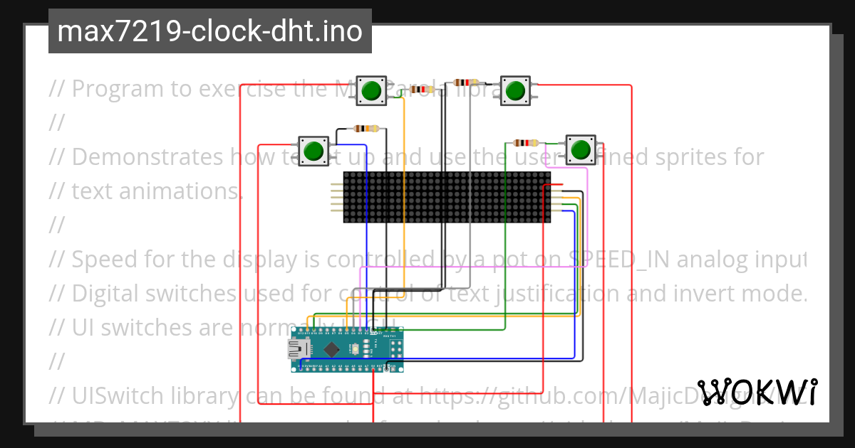 max7219-clock-dht.ino Copy - Wokwi ESP32, STM32, Arduino Simulator