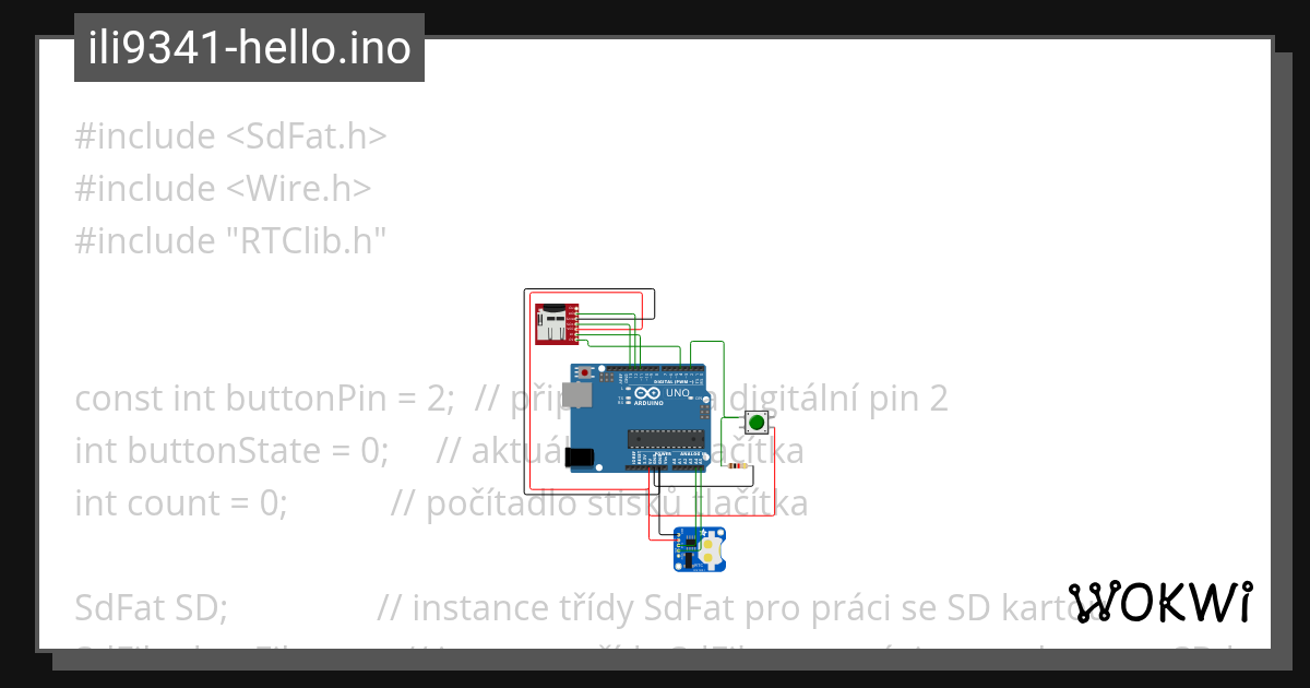 SD buton saveV09.ini - Wokwi ESP32, STM32, Arduino Simulator