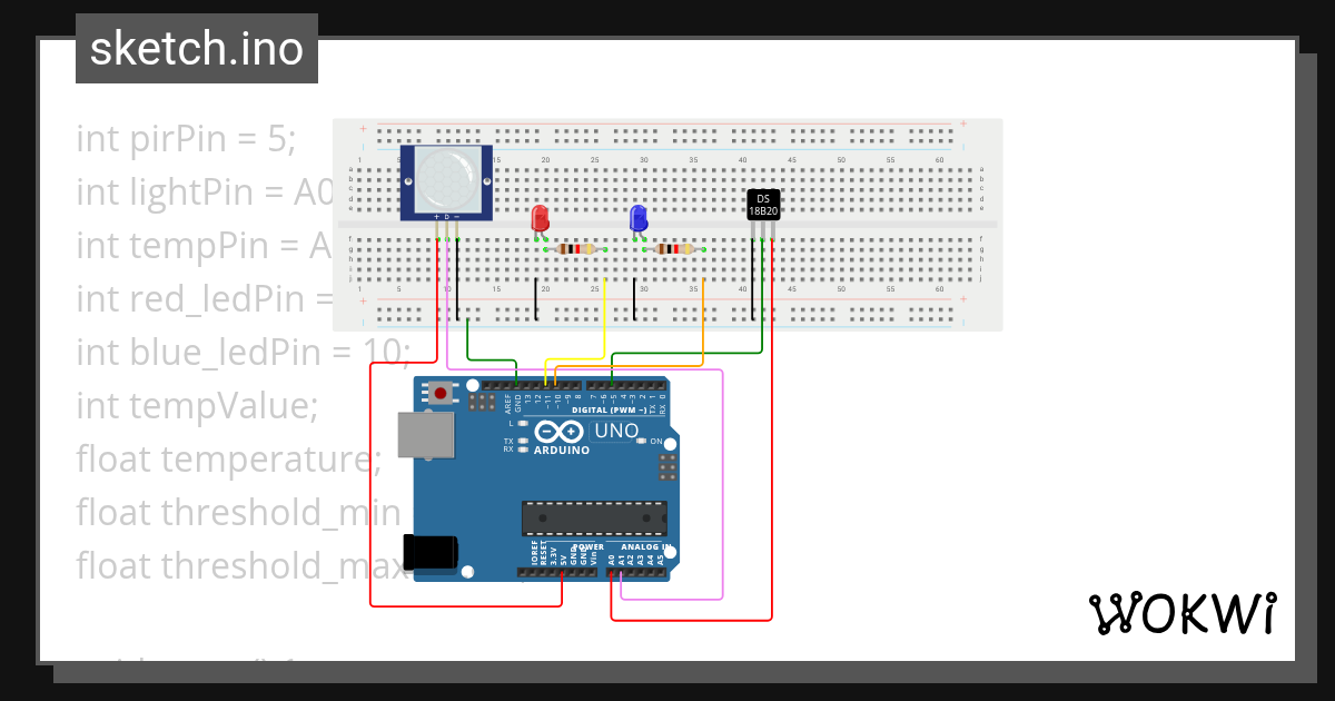 Smart_Home_Security_System - Wokwi ESP32, STM32, Arduino Simulator