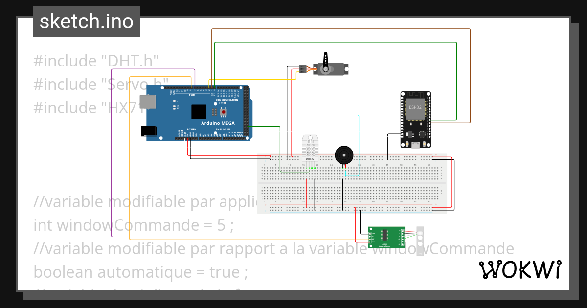 smart cafeteria - Wokwi ESP32, STM32, Arduino Simulator