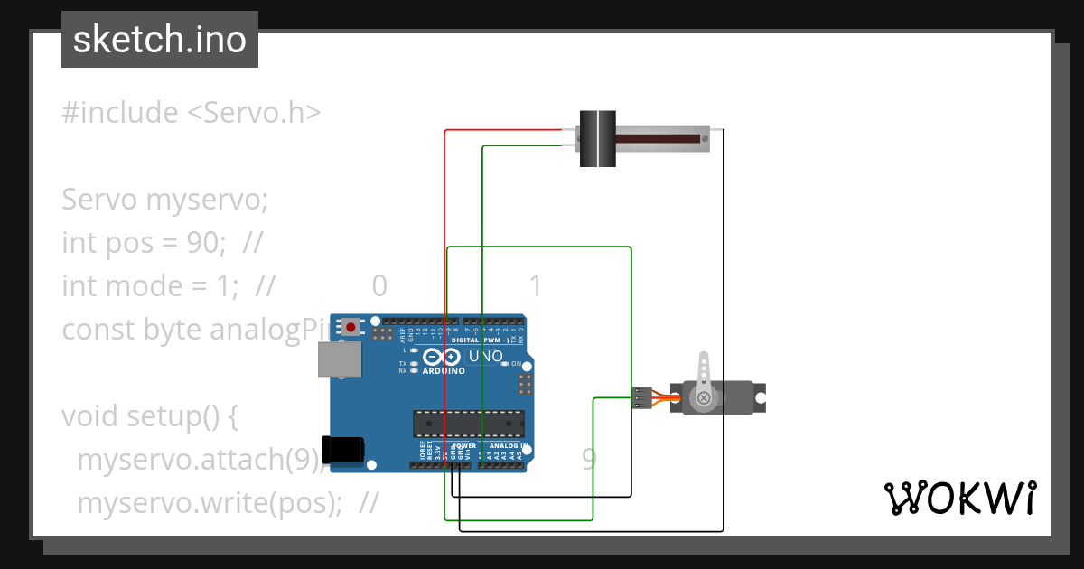 arduino uno servo Copy - Wokwi ESP32, STM32, Arduino Simulator