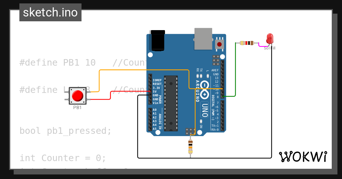 Led Counter Wokwi Esp32 Stm32 Arduino Simulator 5851