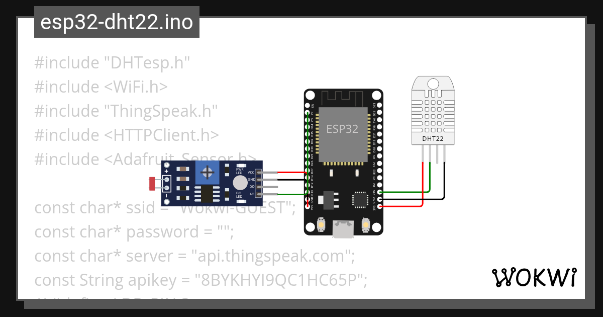 esp32-dht22.ino - Wokwi ESP32, STM32, Arduino Simulator