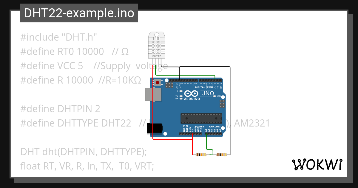 DHT22+ Thermistor.ino Copy Copy - Wokwi ESP32, STM32, Arduino Simulator