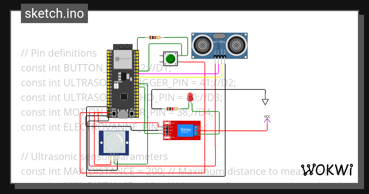 Smart Home - Wokwi ESP32, STM32, Arduino Simulator