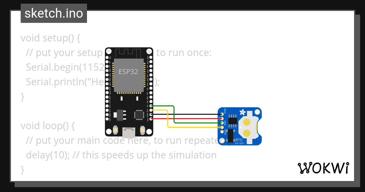 lab3 - Wokwi ESP32, STM32, Arduino Simulator