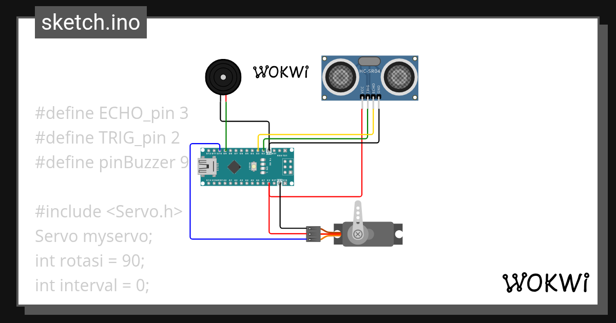 Sistem palang Pintu otomatis Copy - Wokwi ESP32, STM32, Arduino Simulator
