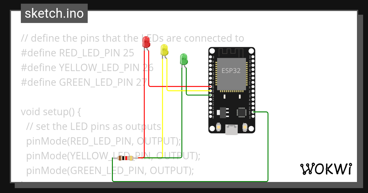 Trafficlights Wokwi Esp32 Stm32 Arduino Simulator 1707