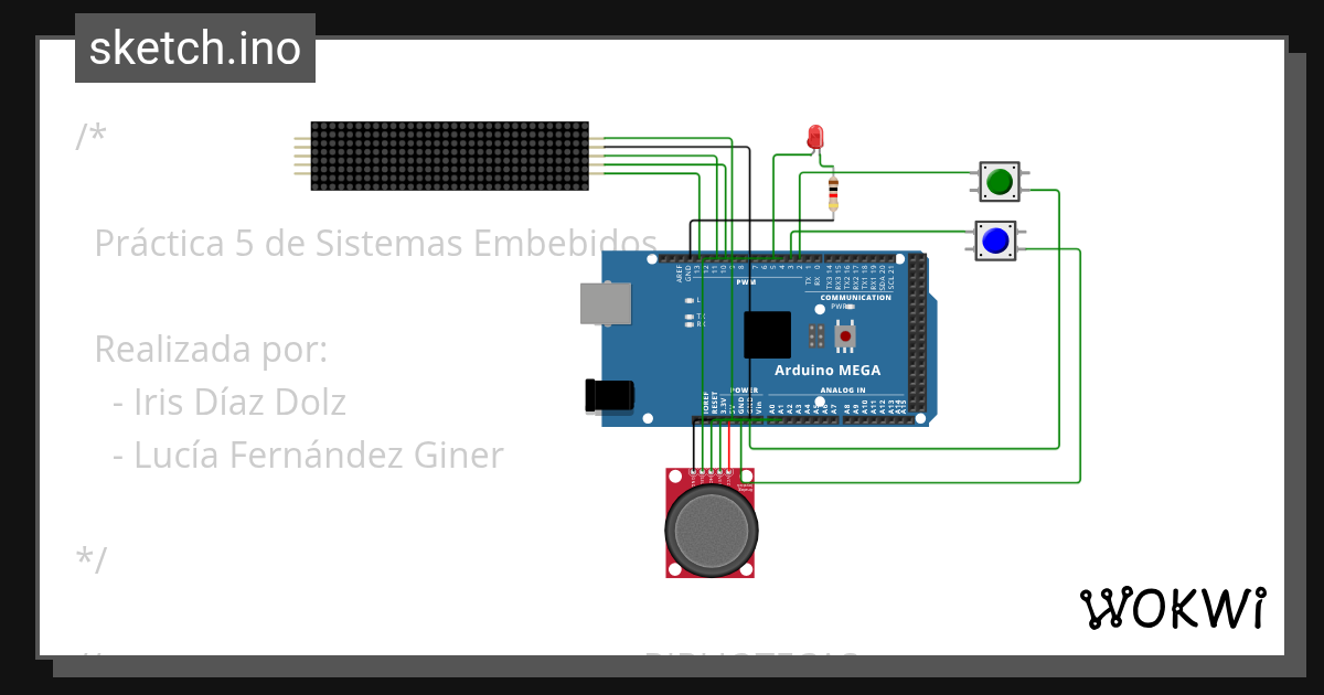 Pantalla mágica FINAL (sin parpadeo) - Wokwi ESP32, STM32, Arduino Simulator