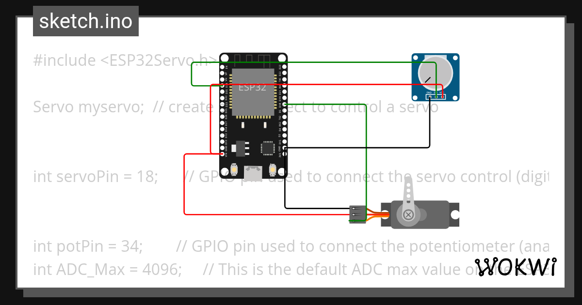servo - Wokwi ESP32, STM32, Arduino Simulator
