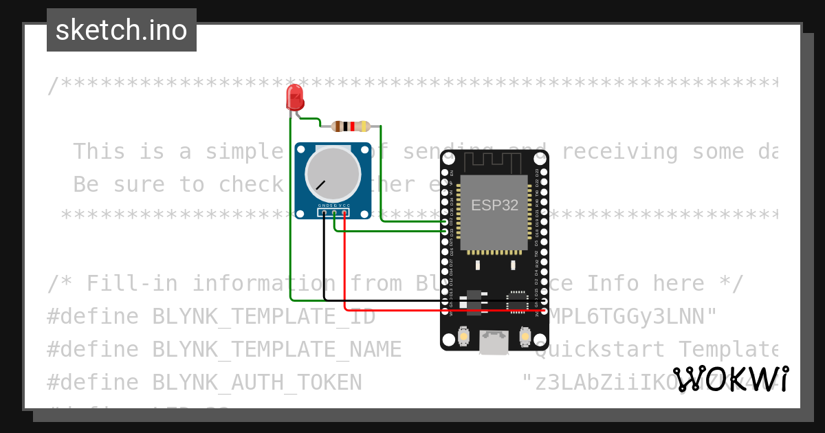 Testblynk Wokwi Esp32 Stm32 Arduino Simulator 4412