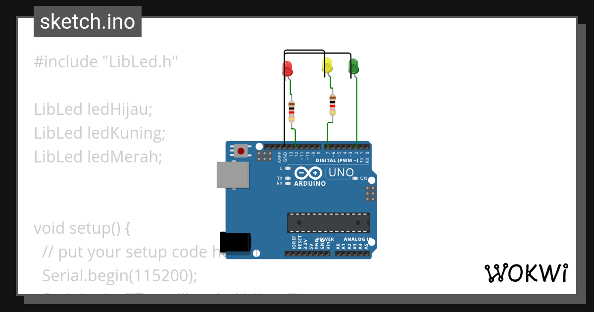 Pembuatan Library Wokwi Esp32 Stm32 Arduino Simulator 0623