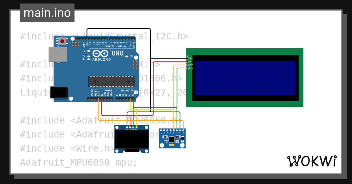 I2clcd Mcu Wokwi Arduino And Esp32 Simulator