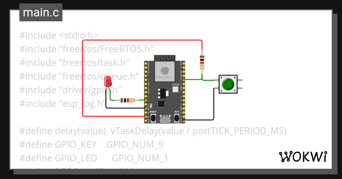 aula13_config_gpio_input_esp32-c3_v02 - Wokwi ESP32, STM32, Arduino Simulator