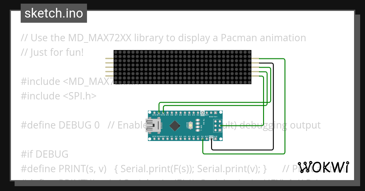 pacman - Wokwi ESP32, STM32, Arduino Simulator