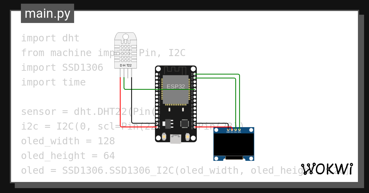 Temperatura E Umidade Wokwi Esp32 Stm32 Arduino Simulator 5330