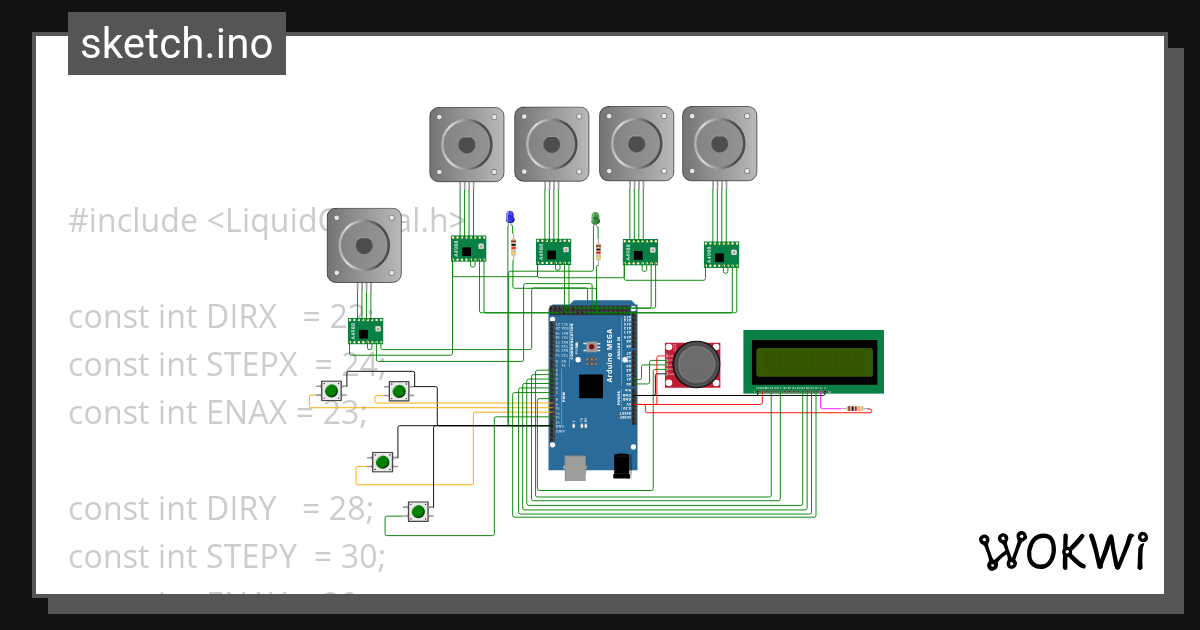 Robô Auxiliador de Solda - Wokwi ESP32, STM32, Arduino Simulator