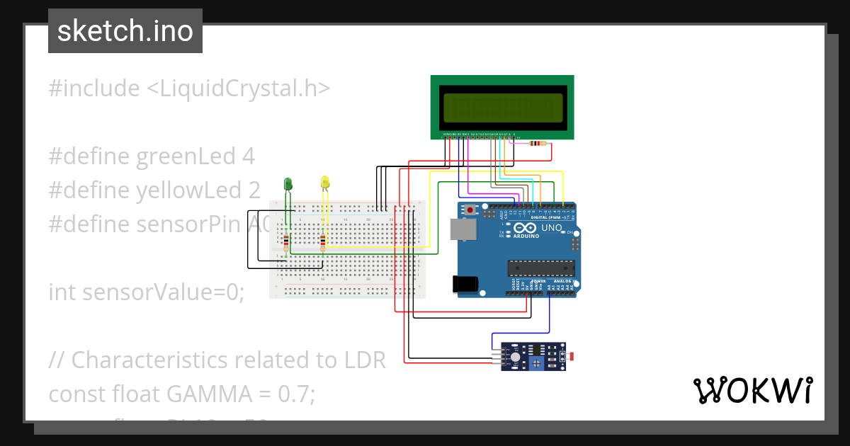 LDR Project Copy Copy - Wokwi ESP32, STM32, Arduino Simulator