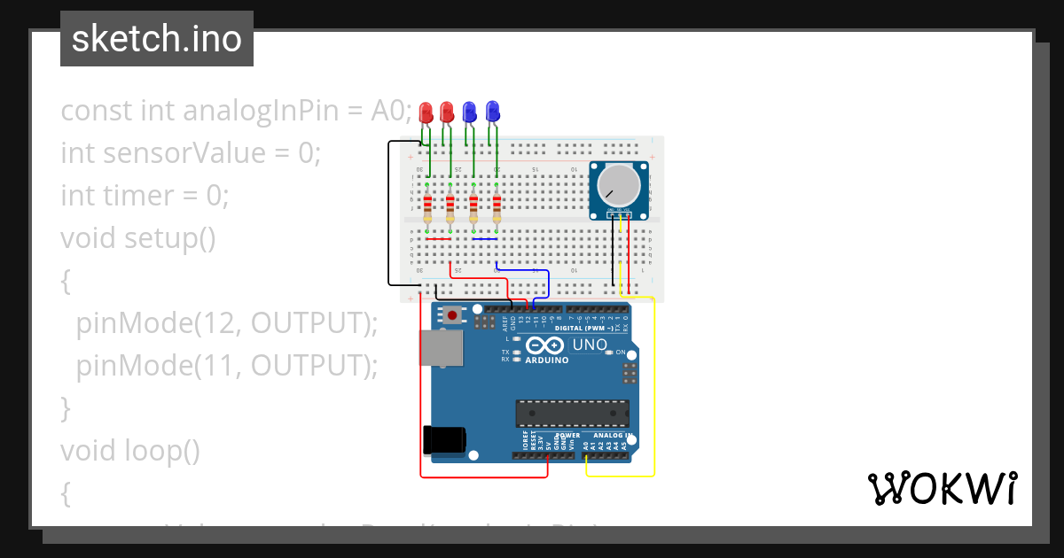 Strobe Light - Ombrog - Wokwi ESP32, STM32, Arduino Simulator